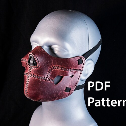 Dust Angel Leather Mask PDF Pattern With 3D Printed Molds STL - Etsy