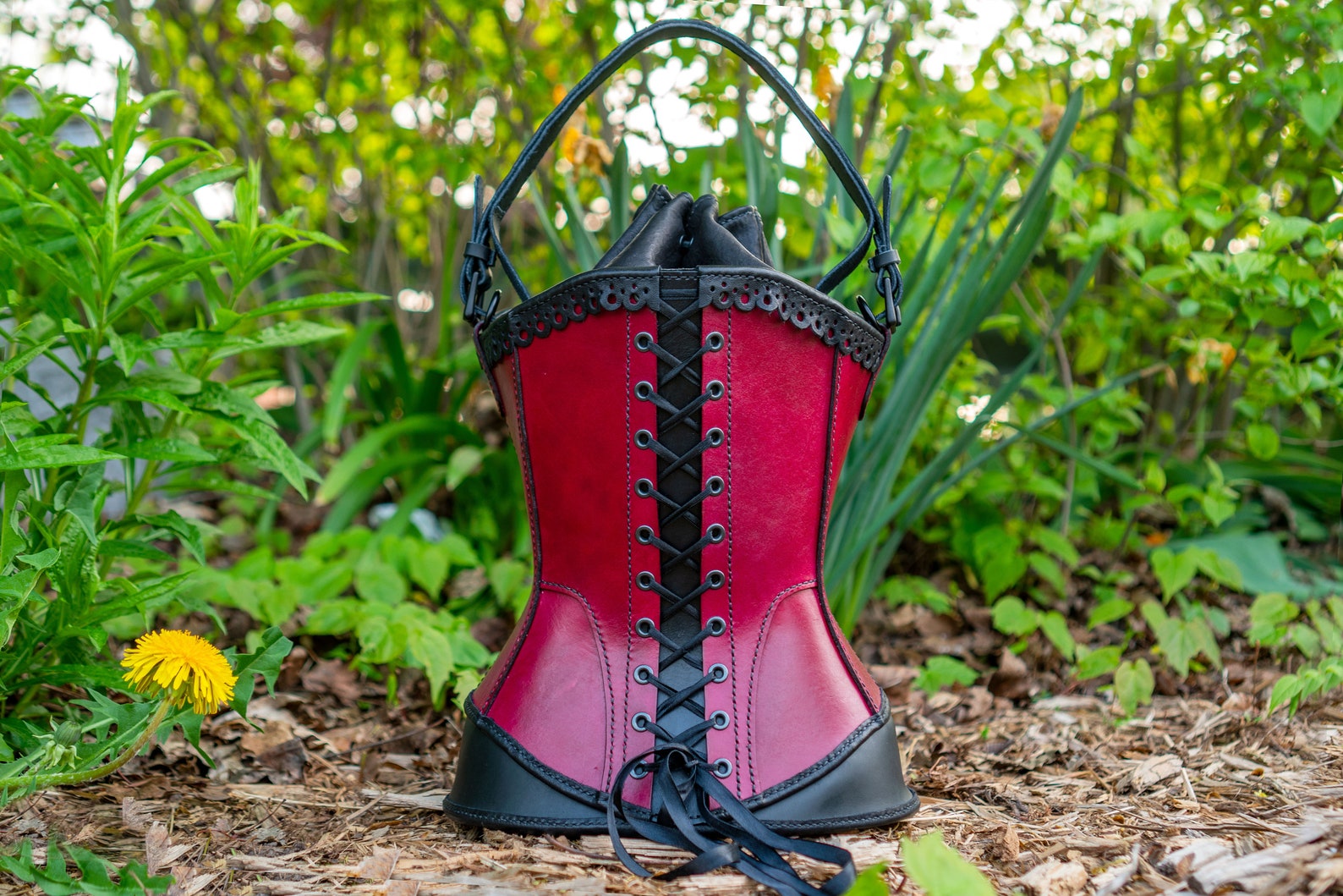 PDF Pattern Leather Corset Bag - Etsy