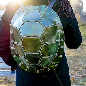 PDF Pattern Leather Turtle Shell Backpack - Etsy