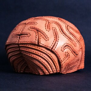 PDF Pattern Leather Brain Money Bank - Etsy