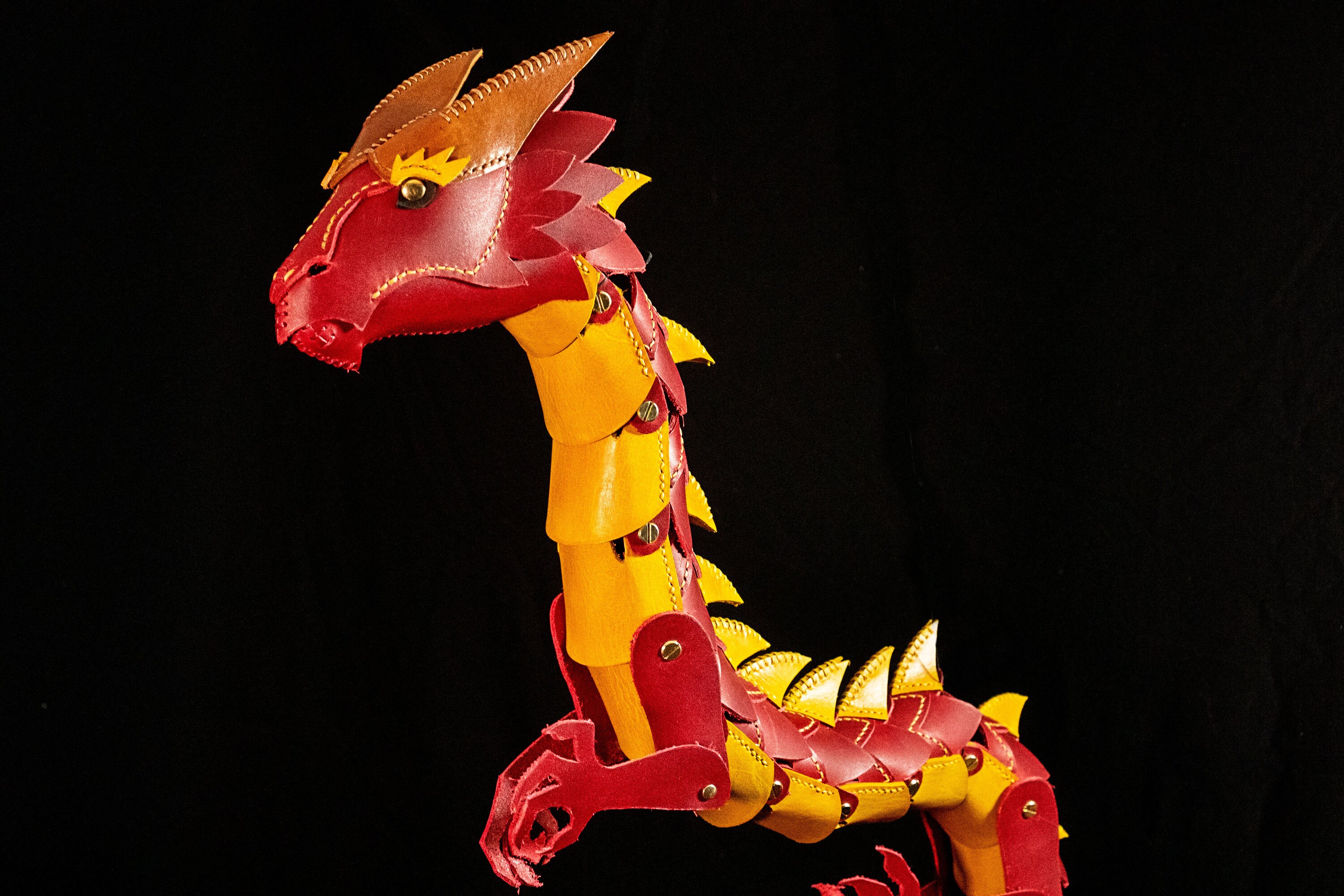 PDF Pattern Leather Articulated Dragon - Etsy