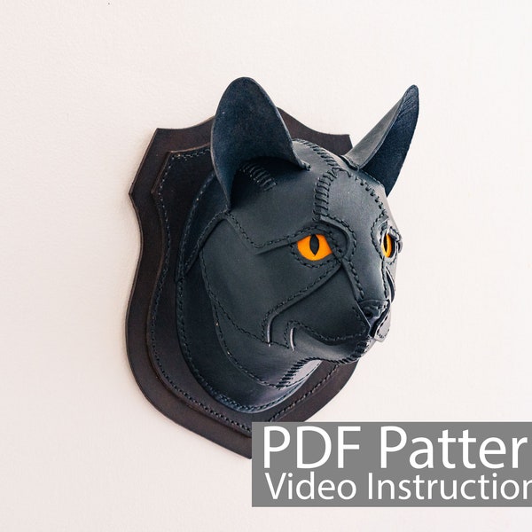 Leather Cat Mask Pattern - Etsy