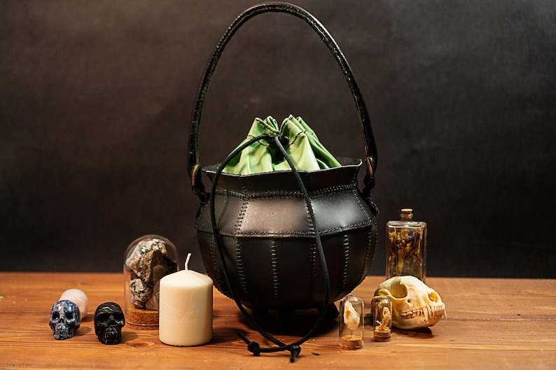 PDF Pattern Leather Cauldron Purse - Etsy