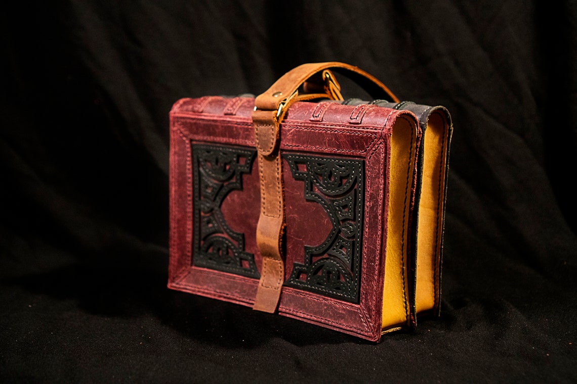 PDF Pattern Leather Book Purse - Etsy