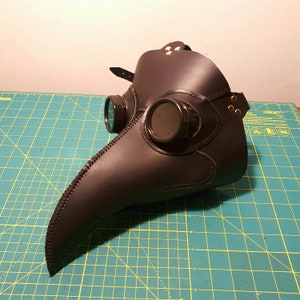 PDF Pattern Plague Doctor Leather Mask - Etsy