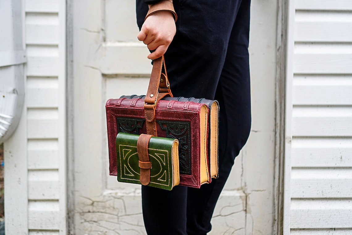 PDF Pattern Leather Book Purse - Etsy