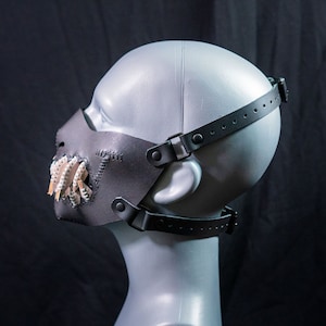 PDF Pattern Leather Teeth Monster Mask - Etsy