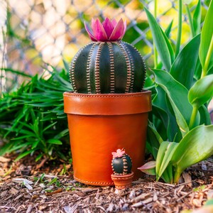 PDF Pattern Leather Cactus Box and Keychain - Etsy