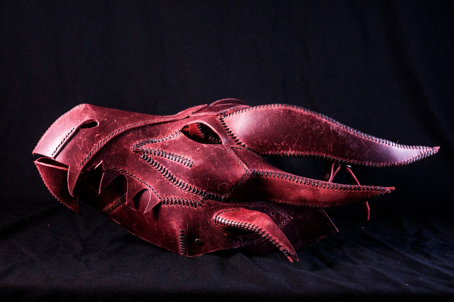 PDF Pattern Leather Dragon Mask - Etsy
