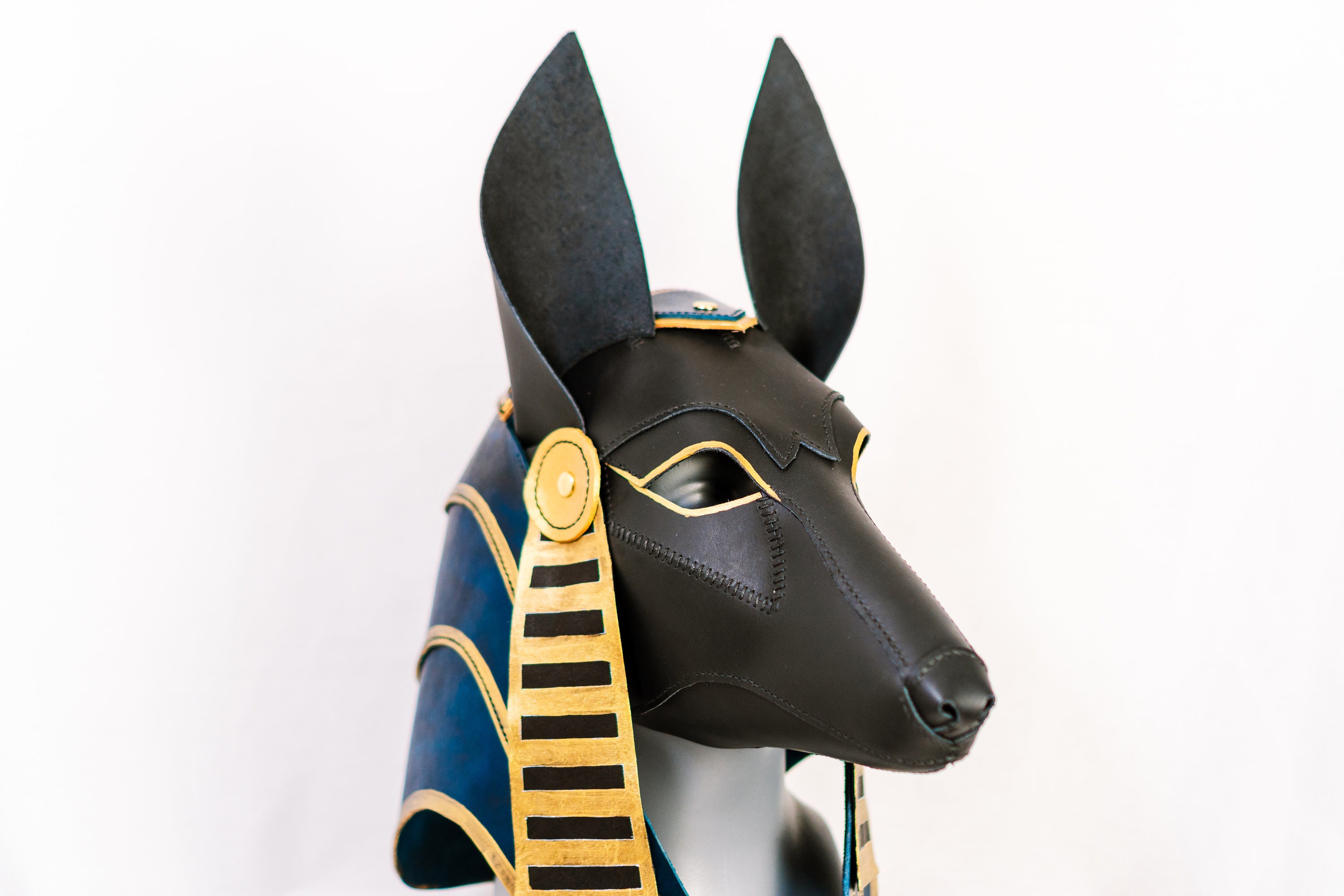 PDF Pattern Leather Anubis Mask With Headpiece - Etsy
