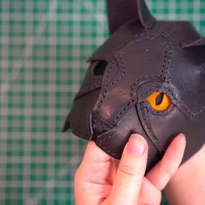 PDF Pattern Leather Cat Head Mount - Etsy