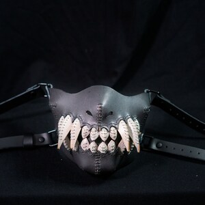 PDF Pattern Leather Teeth Monster Mask - Etsy