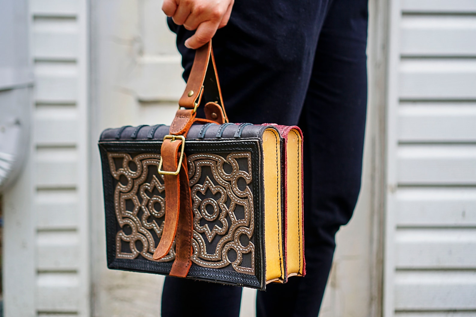 PDF Pattern Leather Book Purse - Etsy