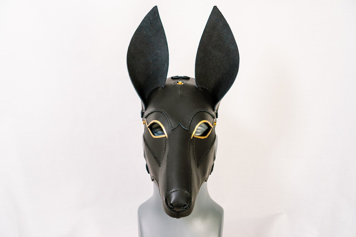 PDF Pattern Leather Anubis Mask With Headpiece - Etsy