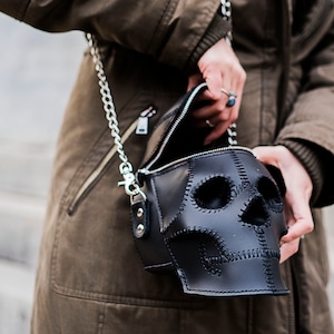 PDF Pattern Leather Skull Bag - Etsy