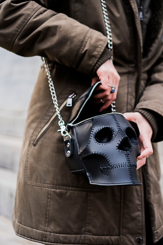 PDF Pattern Leather Skull Bag — Paintyee Designs