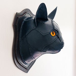 PDF Pattern Leather Cat Head Mount - Etsy