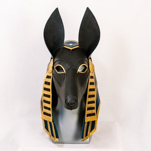 PDF Pattern Leather Anubis Mask With Headpiece - Etsy