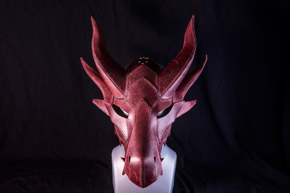 PDF Pattern Leather Dragon Mask — Paintyee Designs