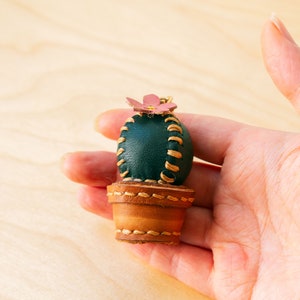 PDF Pattern Leather Cactus Keychain - Etsy