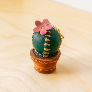 PDF Pattern Leather Cactus Keychain - Etsy