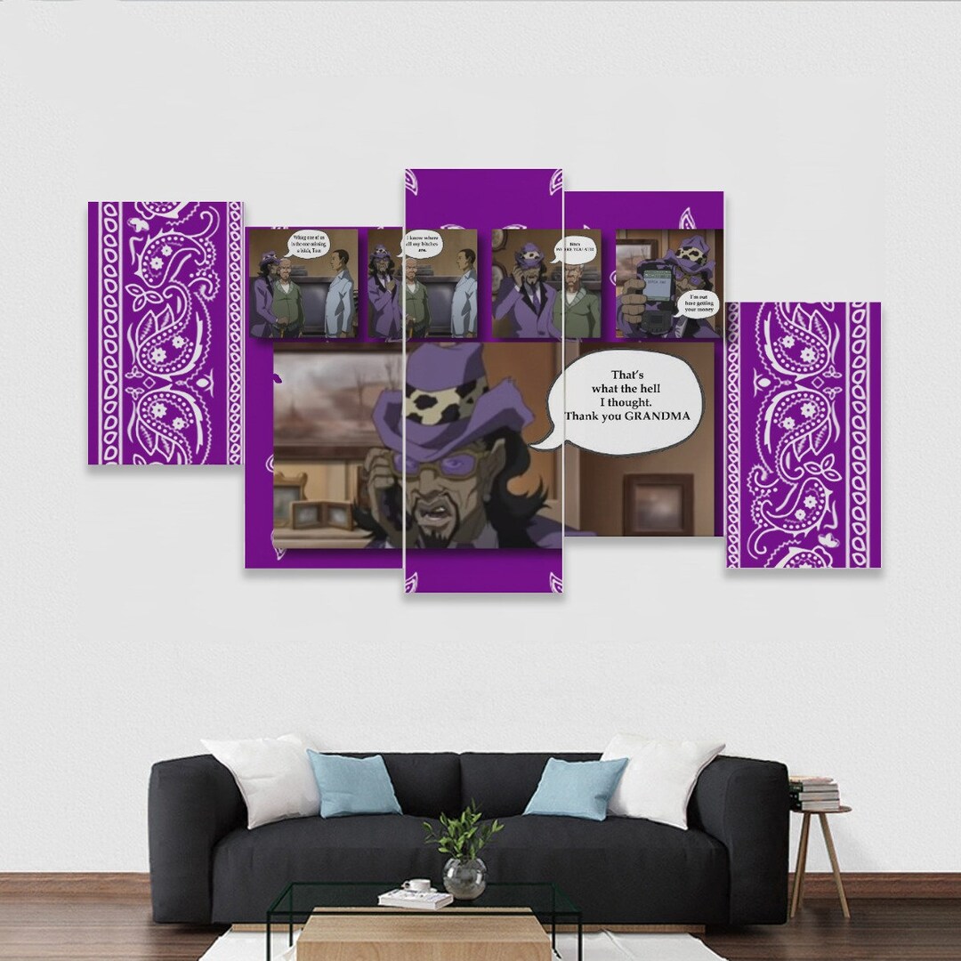 A Pimp Named Slick Back Five-piece Framed Murals - Etsy