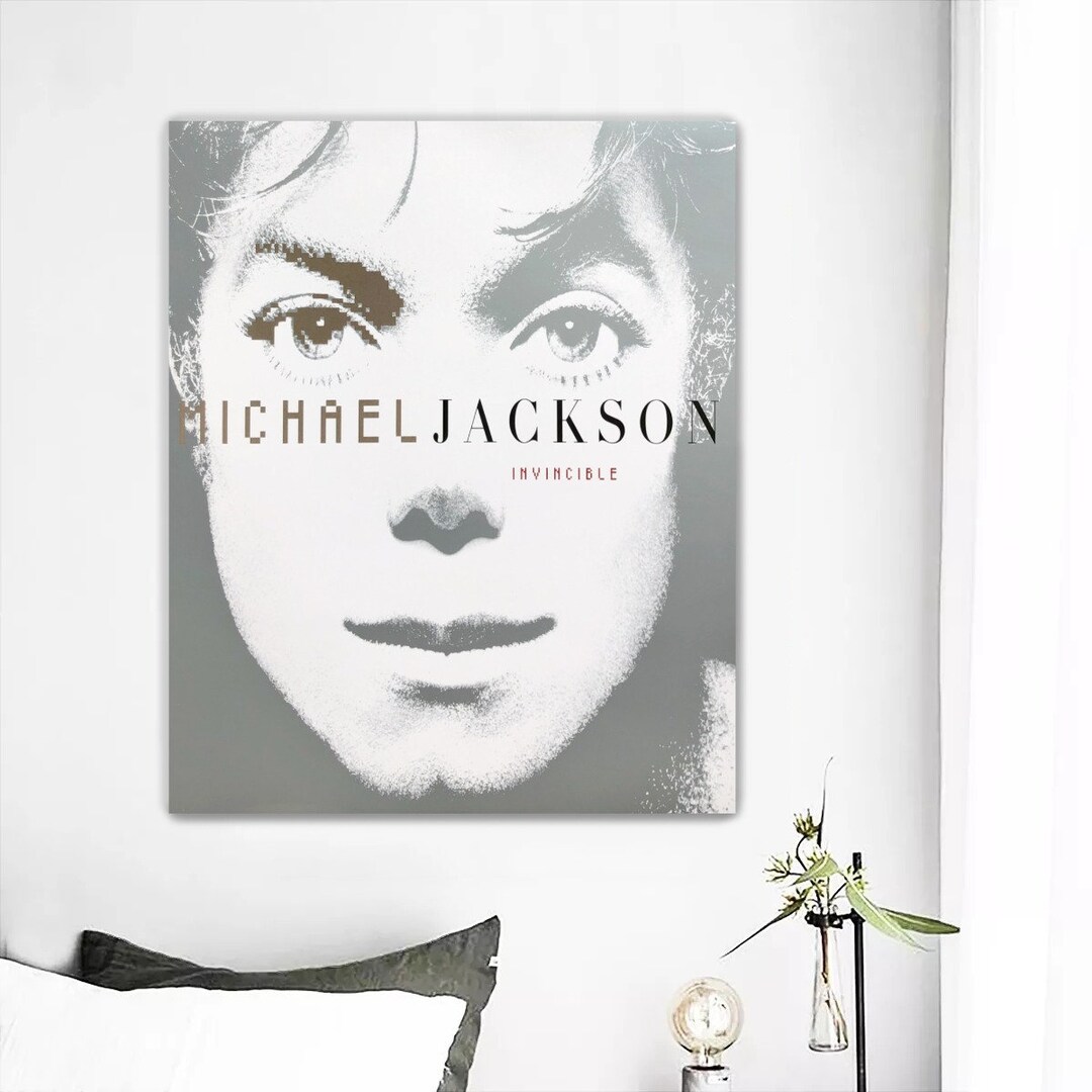 Michael Jackson Invincible Album Cover Canvas Large Frameless - Etsy
