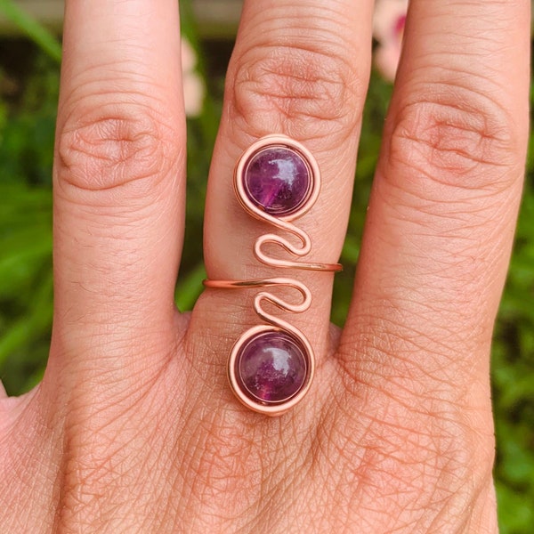 Wire Wrapped Ring - Etsy