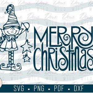 Merry Christmas Elf Svg Christmas Holiday Winter Song Star Festive St ...