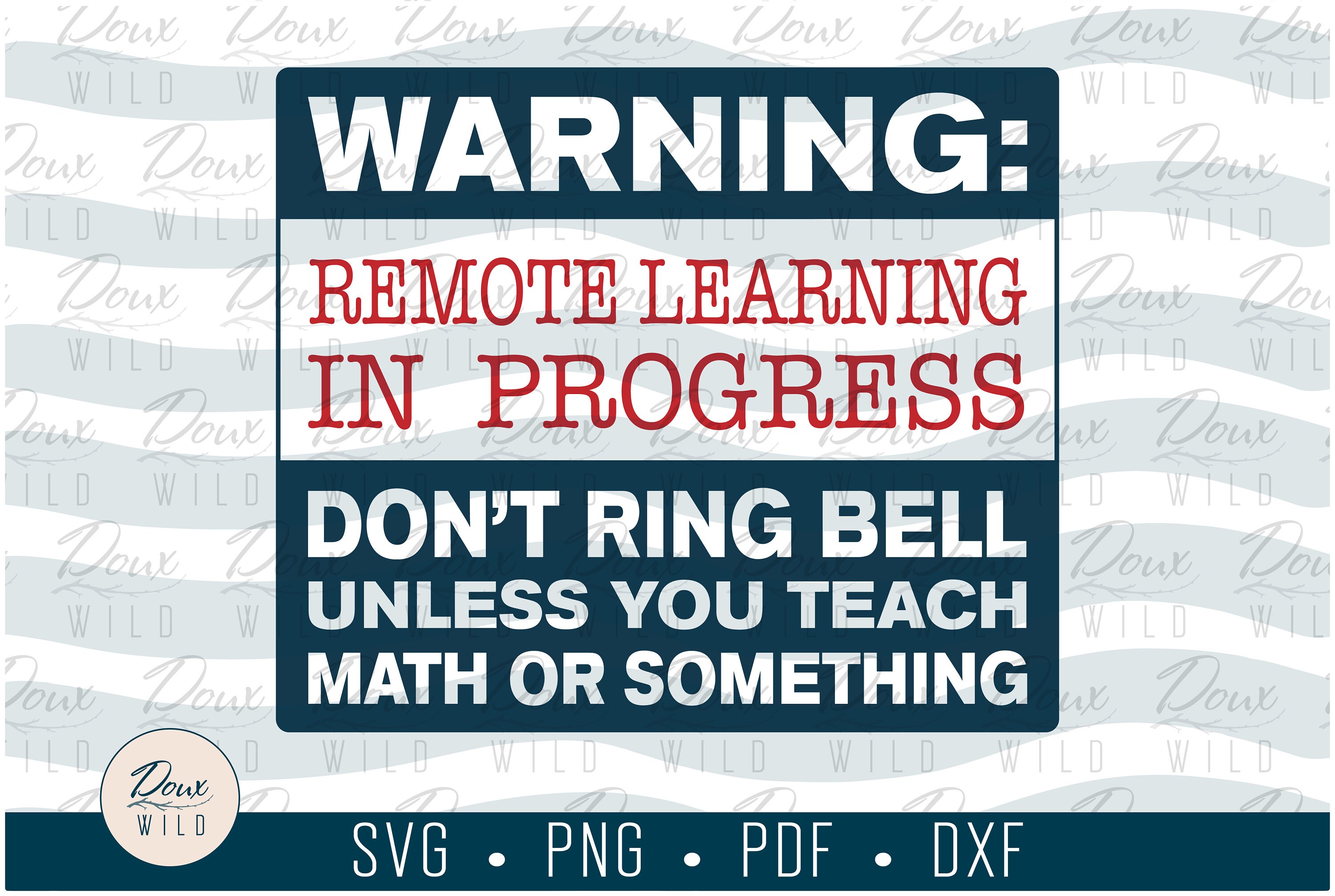 Remote Learning in Progress-do Not Disturb Svg Postal Worker - Etsy
