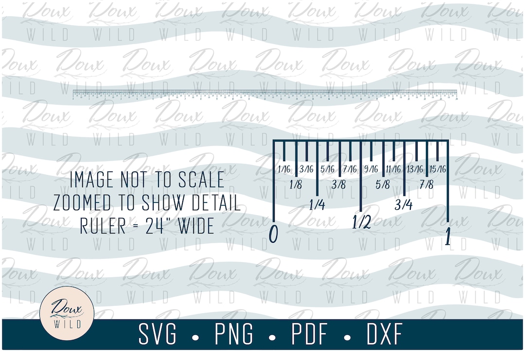 24 Inch Ruler for Crafters Svg, Office Boss School Tools Printable Sign ...