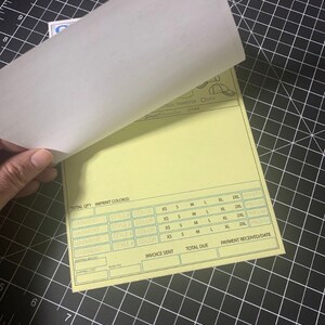 Printable Customer Order Form 6x9 PDF Business Invoice Craft Show ...