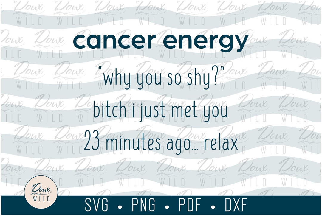 Cancer Energy Svg, Zodiac Birthday Stars Horoscope Astrology Sun Sign ...