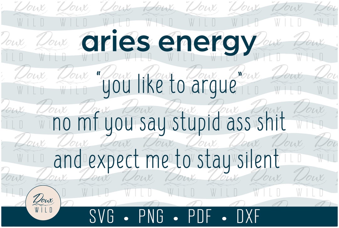 Aries Energy Svg, Zodiac Birthday Horoscope Stars Astrology Sun Sign ...