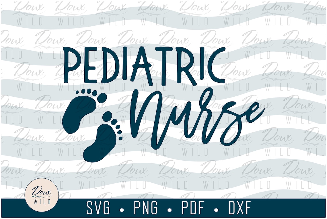 Pediatric Nurse Svg Hospital Doctor Emergency Health Care Sign Print ...