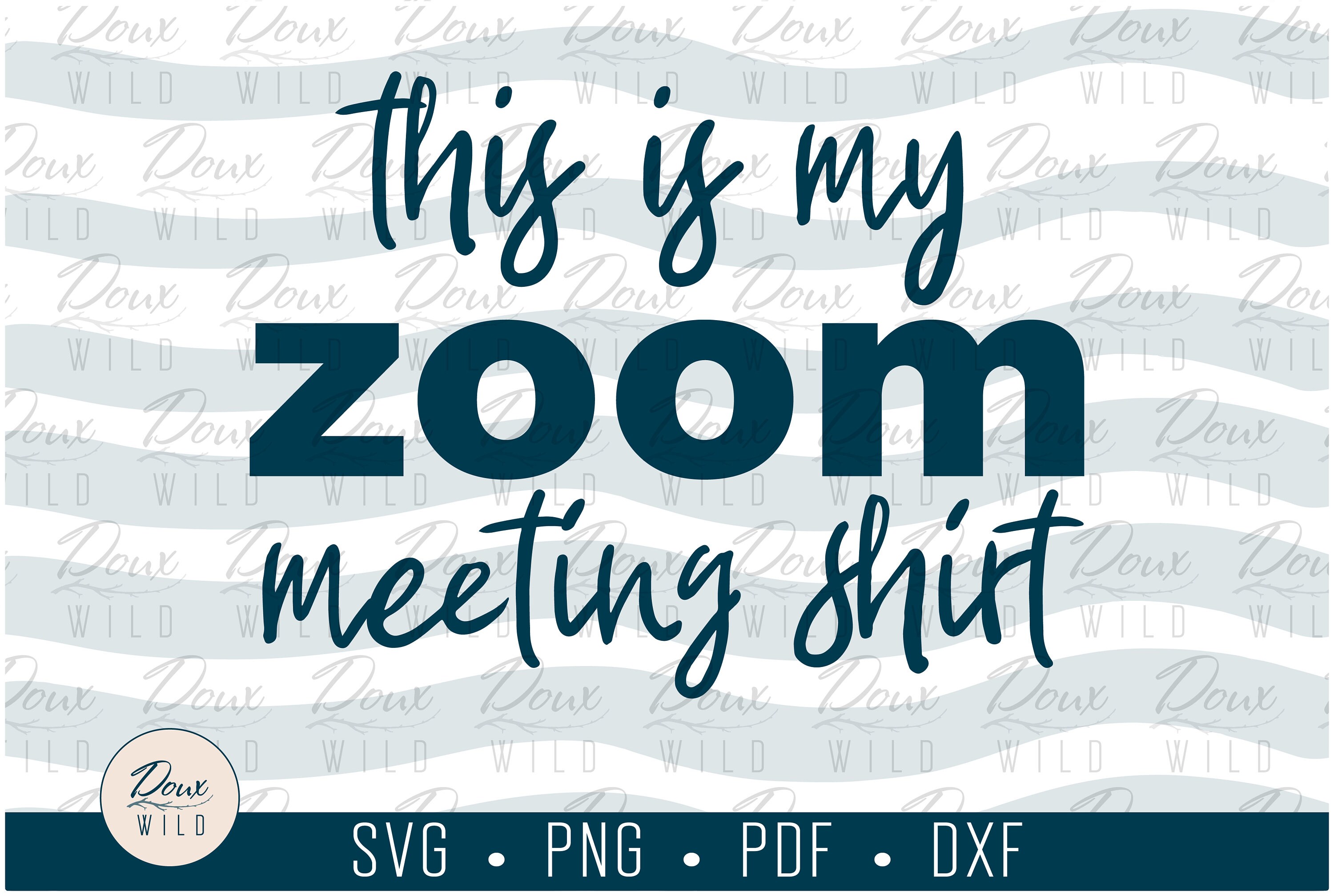 This is My Zoom Meeting Shirt Svg Office Boss School Kids - Etsy
