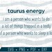 Taurus Energy Svg Zodiac Birthday Stars Horoscope Astrology Signage ...