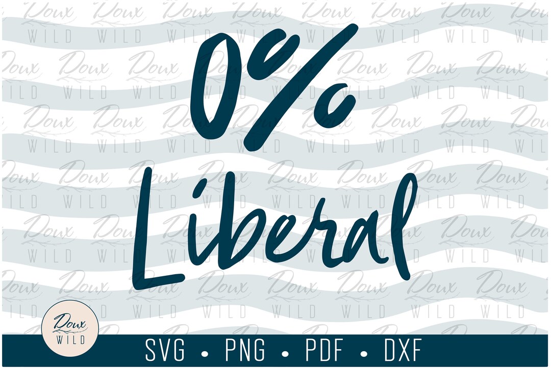 0% (zero Percent) Liberal Svg, Political Democrat Left Vote Sign Print ...