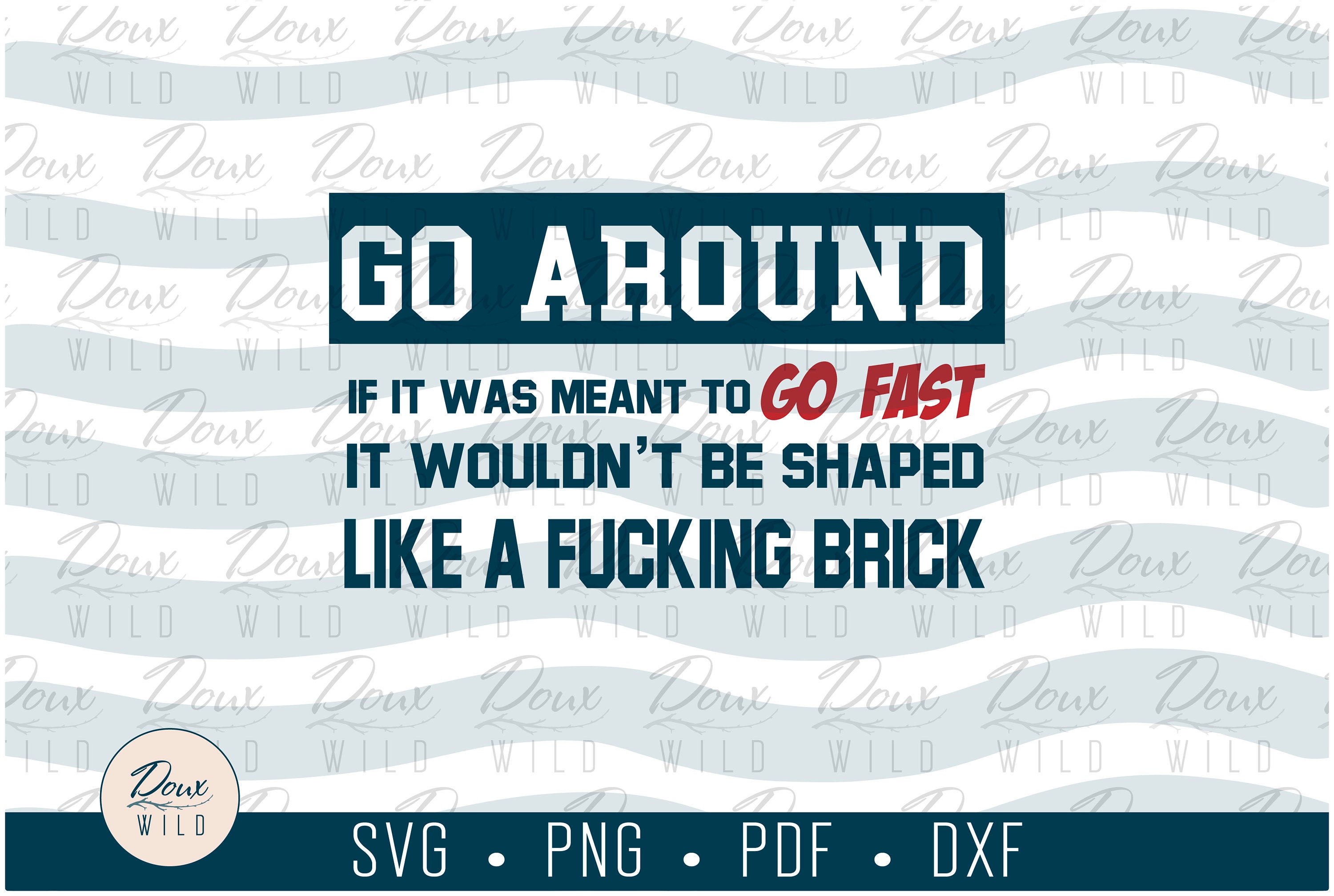 Go Around - If It Was Meant to Go Fast... Svg, Old Cars Bumper Sticker ...