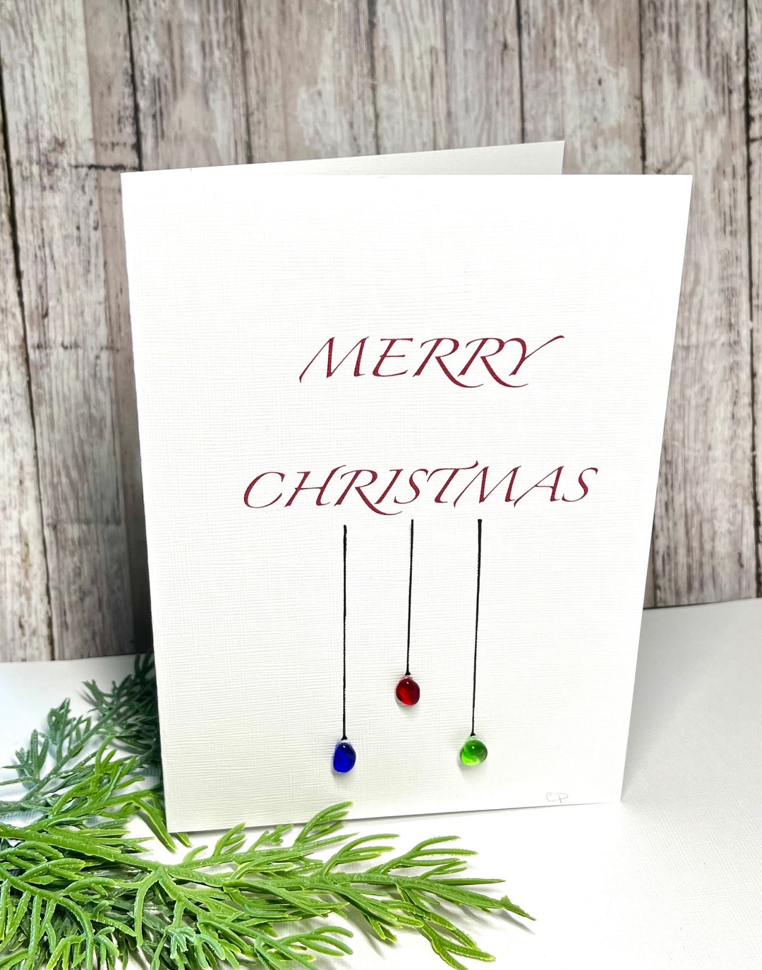 Merry Christmas Card - Etsy