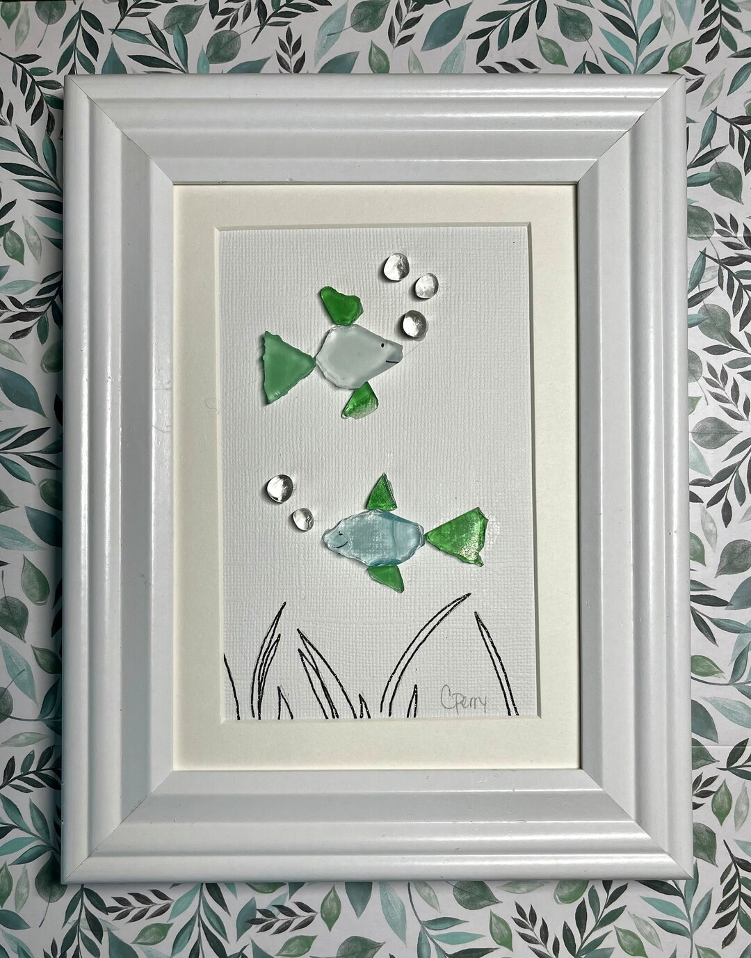 Sea Glass Art, fish - Etsy