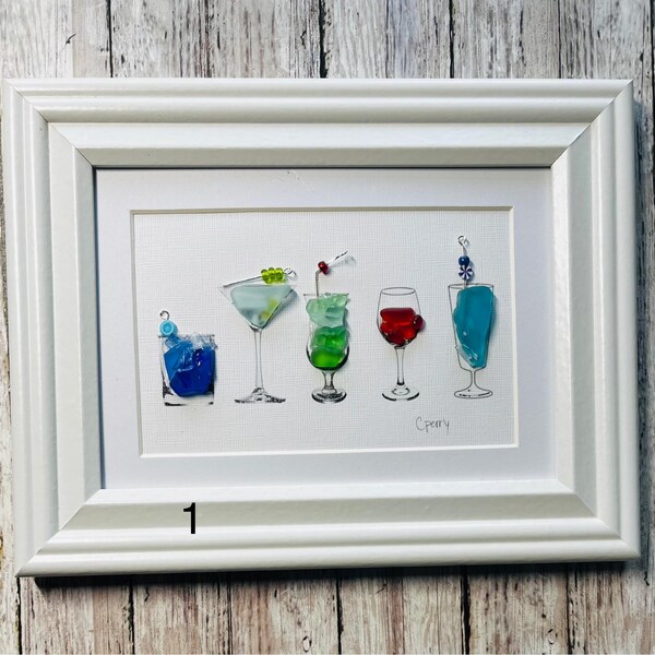 Seaglass Wall Art Etsy