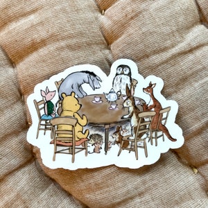 Winnie the Pooh A.A. Milne Vintage Vinyl Stickers - Etsy