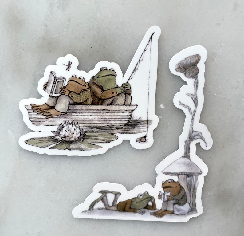 Frog and Toad Arnold Lobel Vintage Book Cover Art Vinyl - Etsy