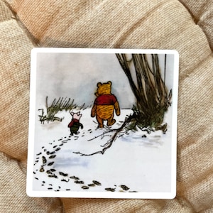 Winnie the Pooh A.A. Milne Vintage Vinyl Stickers - Etsy