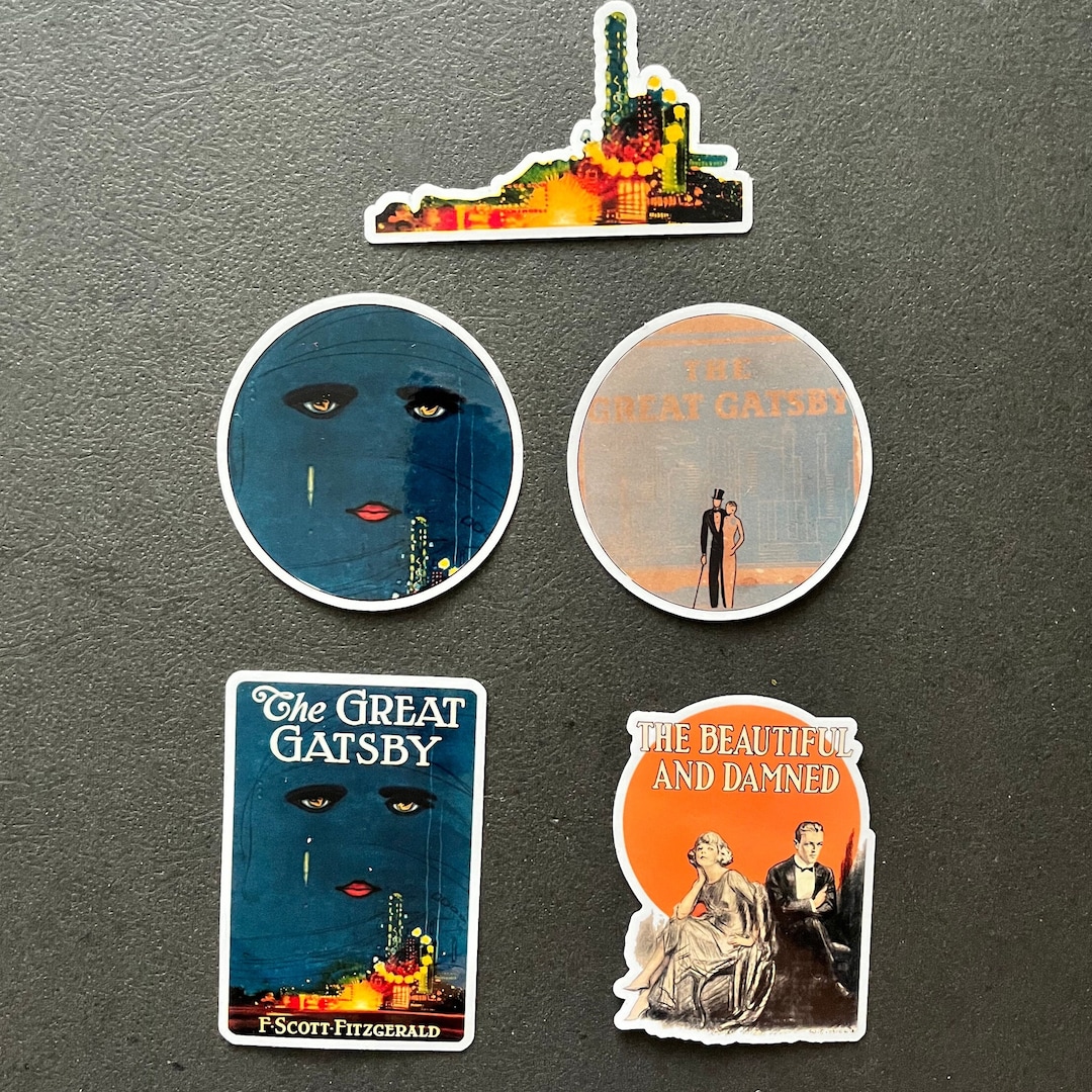 F. Scott Fitzgerald Literature Vinyl Stickers - Etsy
