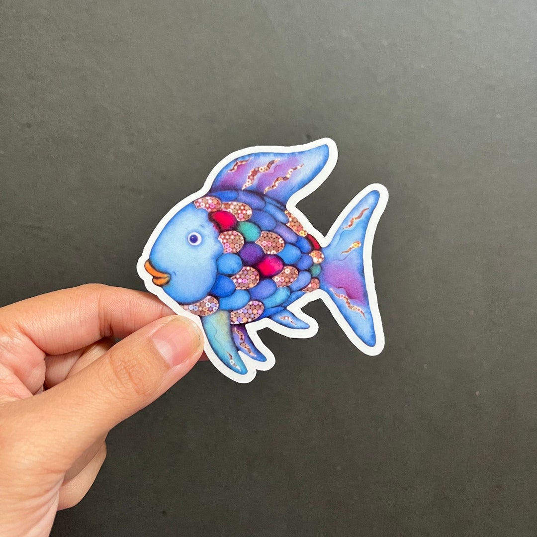 The Rainbow Fish by Marcus Pfister Vinyl Sticker - Etsy