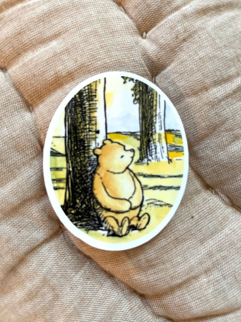 Winnie the Pooh A.A. Milne Vintage Vinyl Stickers - Etsy