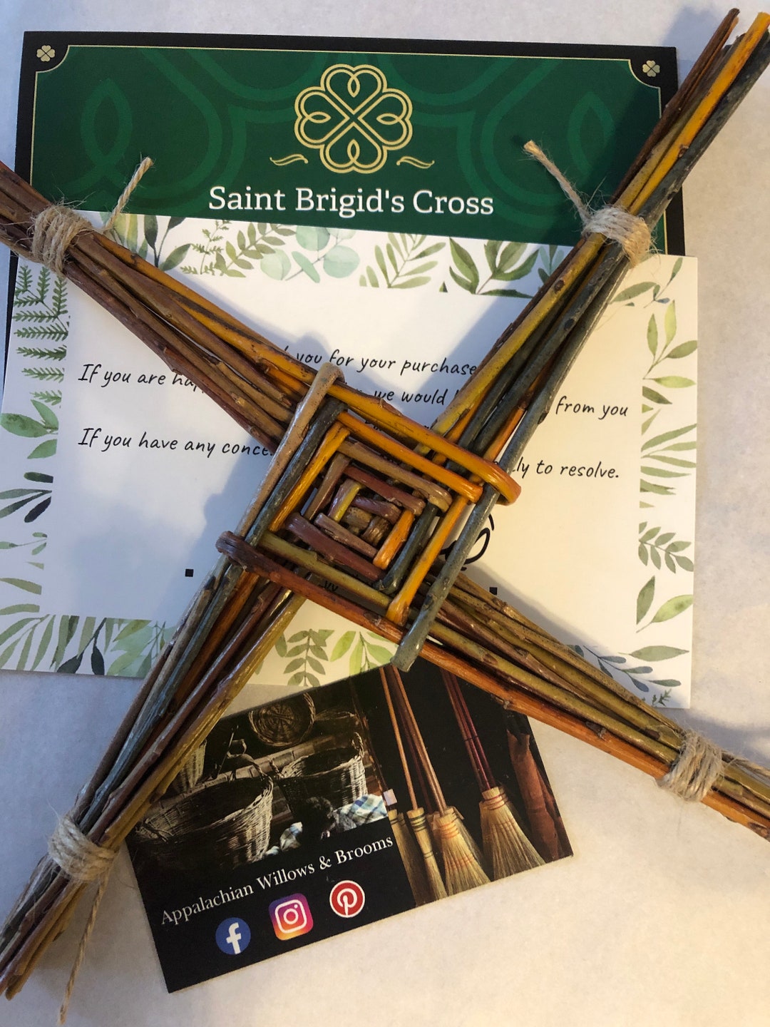 St. Brigid's Cross, Willow Cross, Celtic, Irish - Etsy