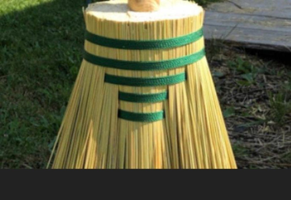 Kitchen Broom, Hawk Tail Style, Hardwood Handle; Eco Friendly - Etsy